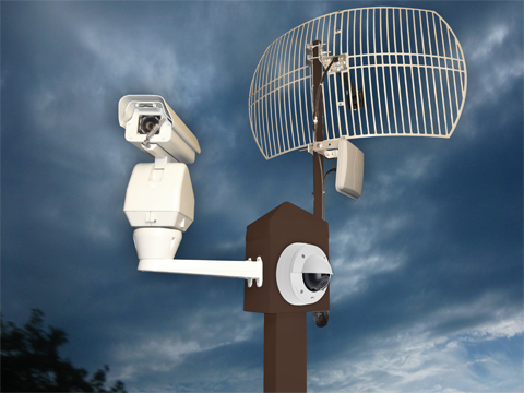 8 x 10 Mounting Platform - Security Camera Poles