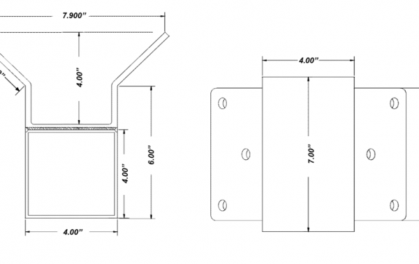 Corner Mount - Security Camera Poles