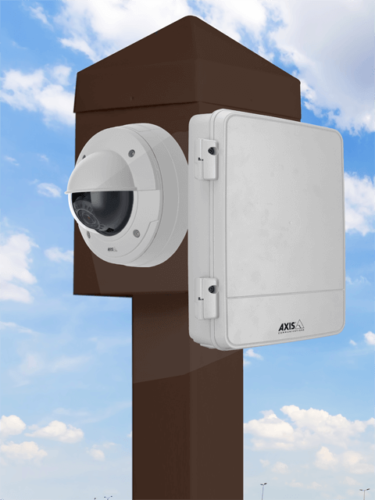 Security Pole Mounting Platform - Strong Poles