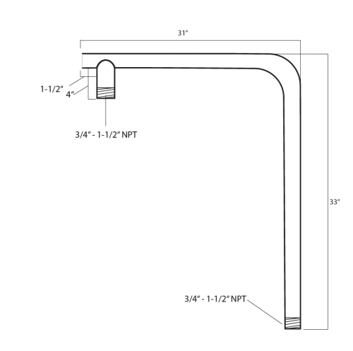 Parapet PTZ Camera Mount - Strong Poles