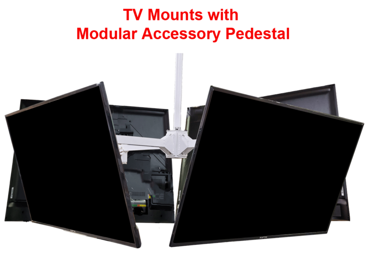 TV Suspension Mounts - Strong Poles