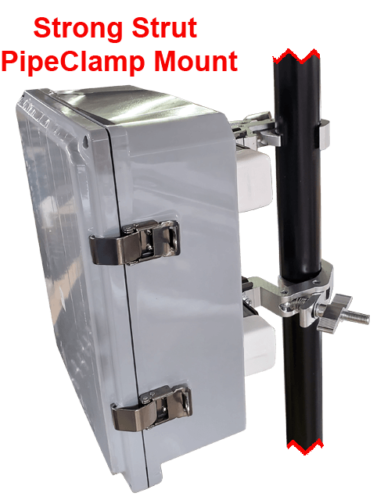 security camera poles with the ability to add lighting,