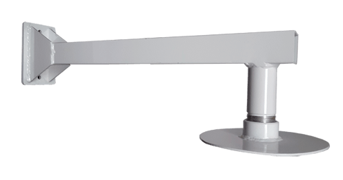 2 Ft Arm with Dome Camera Mount - Strong Poles