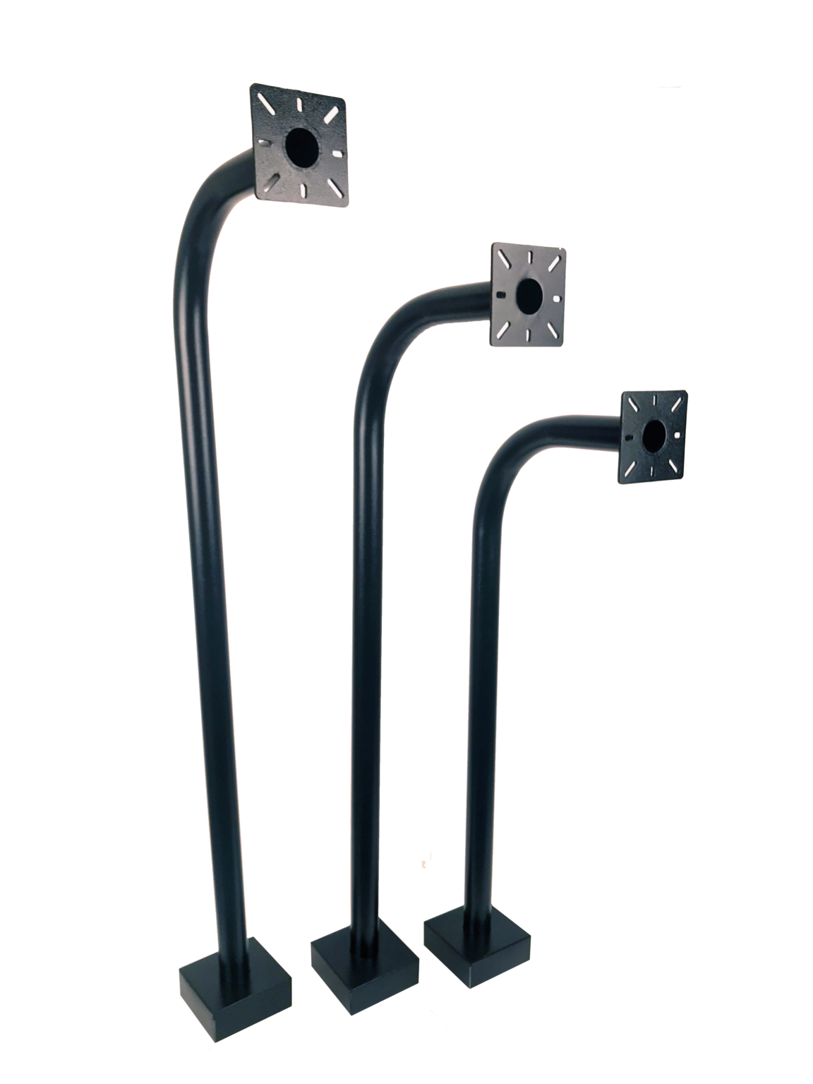 Gooseneck Keypad Pedestals - Strong Poles