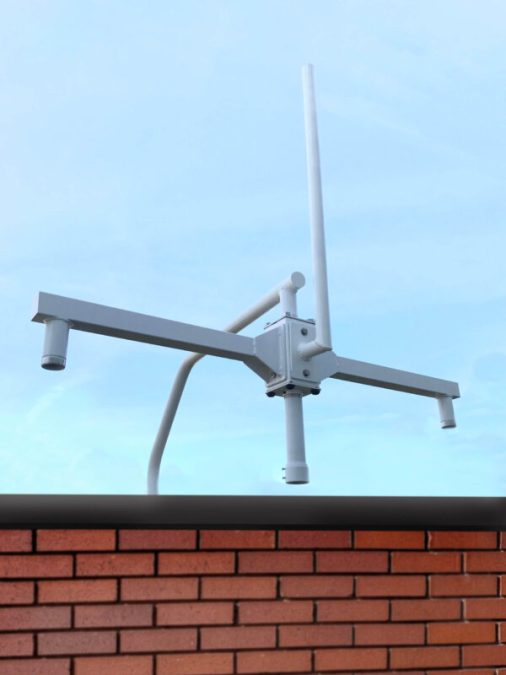 Heavy Duty Parapet Wall Camera Mount - Strong Poles