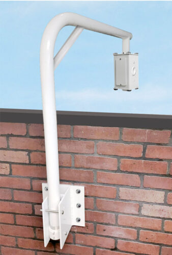 Heavy Duty Parapet Wall Camera Mount - Strong Poles