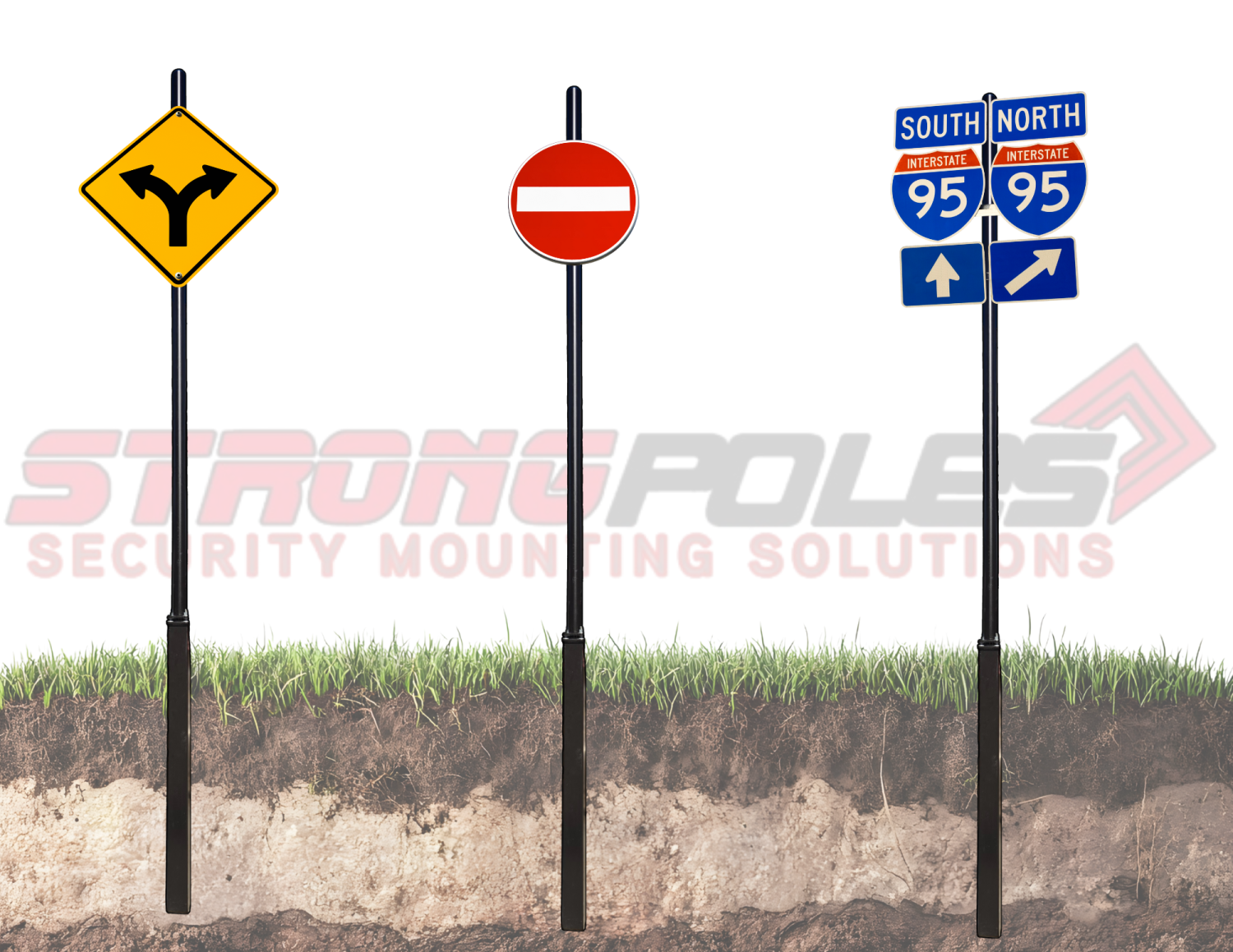 Break-Away Pole - Strong Poles